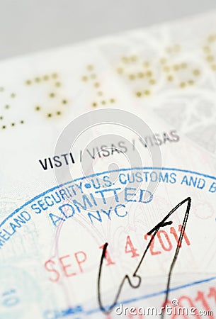 US Border Entry Stamp Stock Image | CartoonDealer.com #29691145