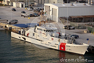 US Coast Guard Sentinel (Fast Response) Class Cut Editorial Stock Image ...
