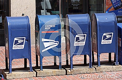 US Mail Boxes Editorial Image - Image: 20866480