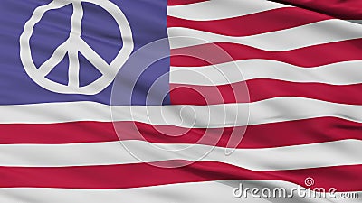 Us Peace Flag Closeup Seamless Loop Stock Video - Video of looping ...