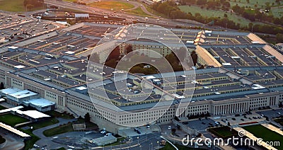 US Pentagon At Sunset Stock Photo - Image: 46532583