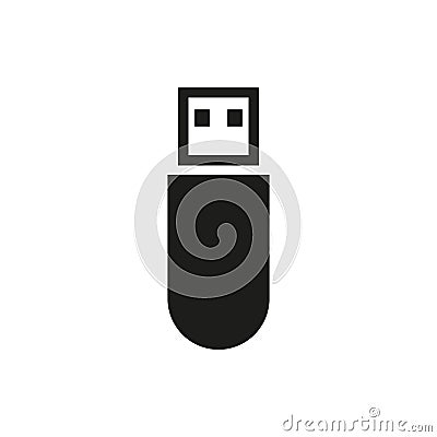 The Usb Icon. Transfer And Connection, Data Symbol. UI. Web. Logo. Sign ...