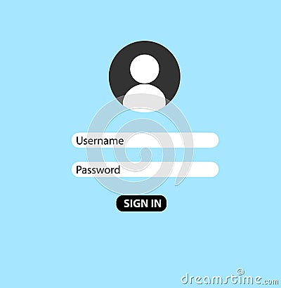 Username And Password To Login. Login Screen Sign. Sign In Screen ...