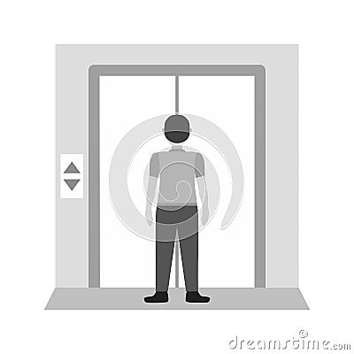 Using Elevator Cartoon Vector | CartoonDealer.com #90700151