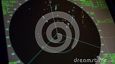 Using Marine Radar and ARPA System Stock Video - Video of maritime ...