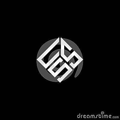 USS Letter Logo Design On WHITE Background. USS Creative Initials ...