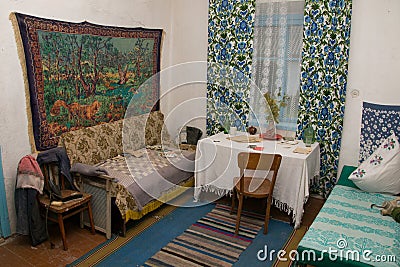 USSR Soviet Old Room Editorial Photo | CartoonDealer.com #84726579