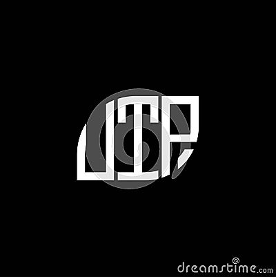 UTP Letter Logo Design On Black Background. UTP Creative Initials ...