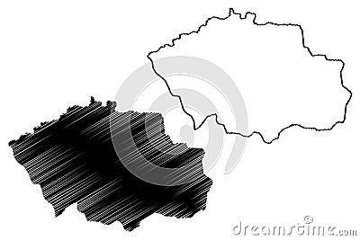 Uvs Province Aimags, Provinces Of Mongolia Map Vector Illustration ...