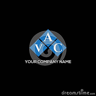VAC Letter Logo Design On BLACK Background. VAC Creative Initials ...