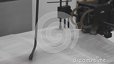 Vacuum Suction Sheet Papers Stock Footage - Video of office, picking ...