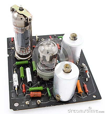 Vacuum Tube Circuit Board Royalty Free Stock Images - Image: 6531469