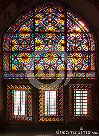 Vakil Mosque Windows Royalty-Free Stock Photo | CartoonDealer.com ...
