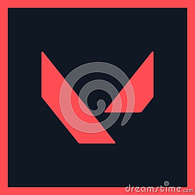 Valorant Game Logo Symbol Isolated On White Background. Vector EPS 10 ...