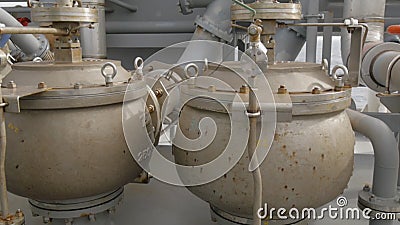 Valves of LPG Cargo Hold System Stock Video - Video of transfer, flow ...