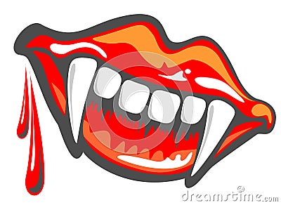 Vampire Fangs Stock Illustration | CartoonDealer.com #41502658