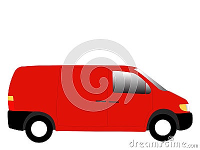 Van Illustration Stock Images - Image: 3573034