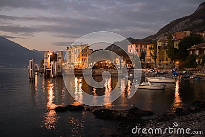 Varenna At Sunset Stock Photography - Image: 18398282