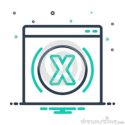 Mix Icon For Variable, Changeable And Varying Vector Illustration ...