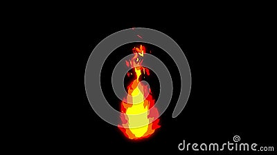 Fire Lightning Animation, Cartoon Comic Animation, Flame Loop ...