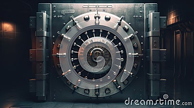 A Vault With Data Symbols Inside, Emphasizing The Importance Of ...