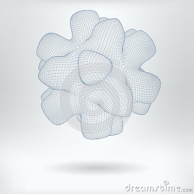 Vector 3D Model Poliovirus Particle Drawing | CartoonDealer.com #278467928