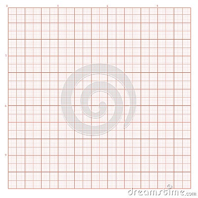 Vector Background With Red Graph Paper | CartoonDealer.com #48590960