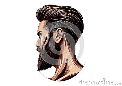 Vector Beard Chronicles: Logo Design Treasures Stock Photo | CartoonDealer.com #287309058
