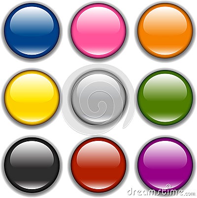 Vector Button Icon, Samples Royalty Free Stock Photo - Image: 7104845
