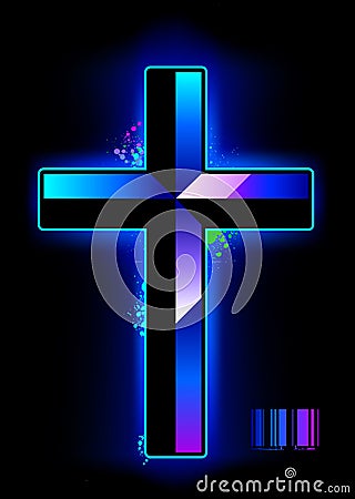 Spanish Cross stock vector. Illustration of flora, banner - 14973222