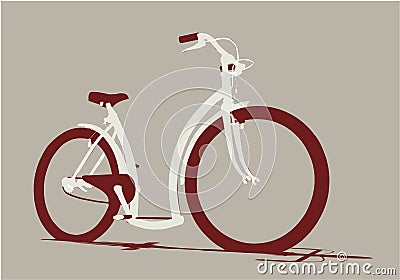 Vector Cycle Front View Royalty Free Stock Photos - Image: 3511058