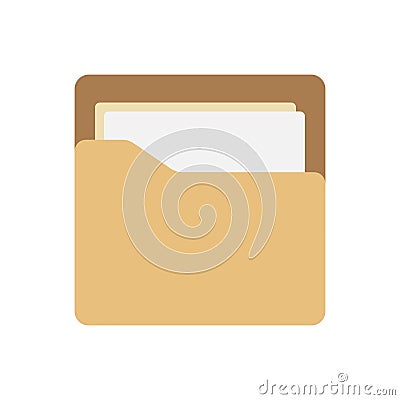Vector Folder Icon. File Manager Icon Symbol | CartoonDealer.com #336827243