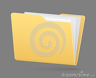 Vector Full Folder Of Documents | CartoonDealer.com #213244192