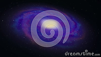 Vector Galaxy Animated in 3D Space Stock Video - Video of abstract ...