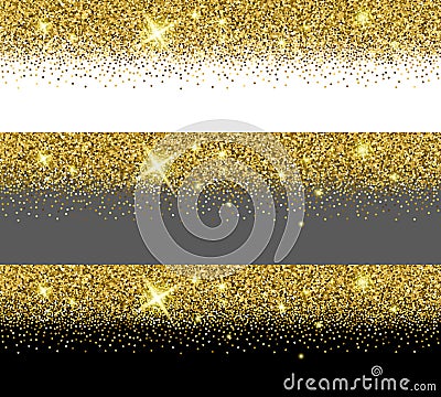 Vector Gold Glitter Card Templates | CartoonDealer.com #80180919