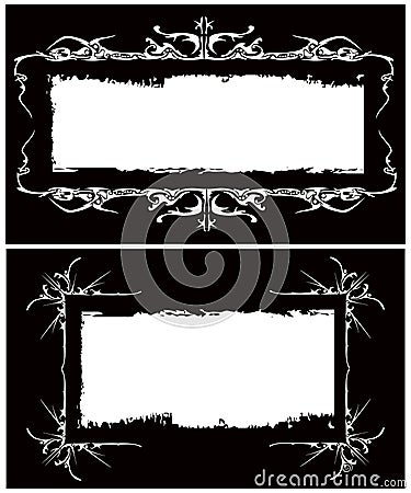 The Vector Gothic Frames Image Royalty Free Stock Image - Image: 6388646