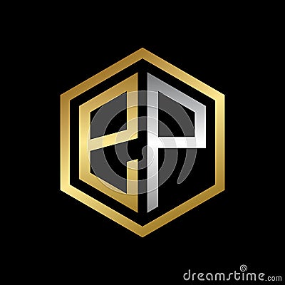 Vector Graphic Initials Letter EP Logo Design Template | CartoonDealer ...