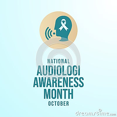 Vector Graphic Of National Audiology Awareness Month Ideal For National ...