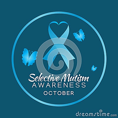 Vector Graphic Of Selective Mutism Awareness Good For Selective Mutism ...