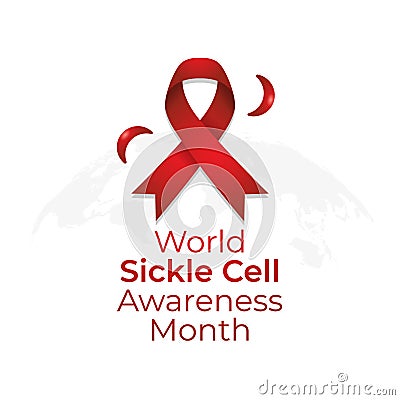 Vector Graphic Of World Sickle Cell Awareness Day Good For World Sickle ...