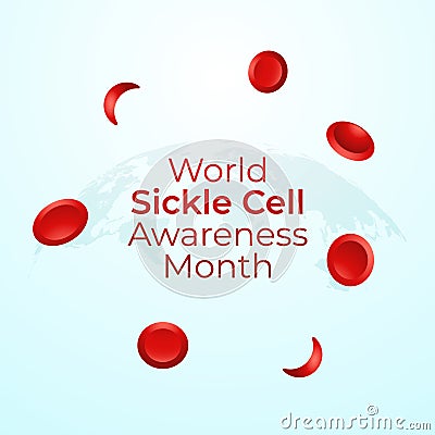 Vector Graphic Of World Sickle Cell Awareness Day Good For World Sickle ...