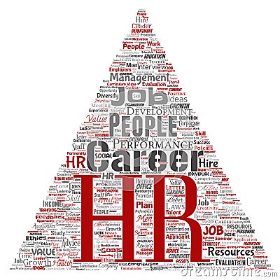 Vector Hr Human Resources Career Management Triangle | CartoonDealer ...
