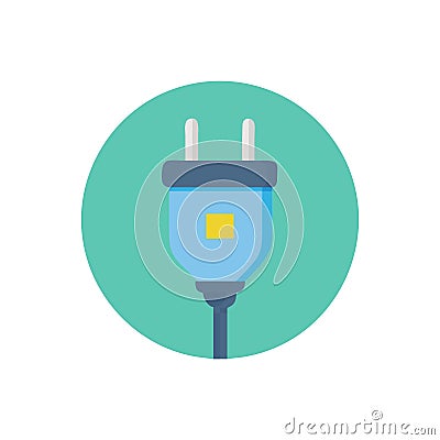Adapter Plug Icon For Electrical Connections Stock Image ...