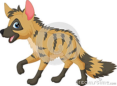 Vector Illustration Of Aardwolf Cartoon | CartoonDealer.com #67817715