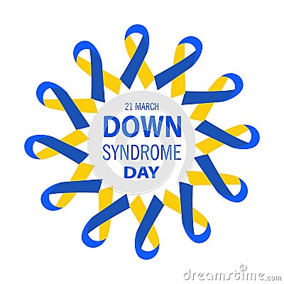 Down Syndrome Illustration, White Background, Cartoon Vector ...