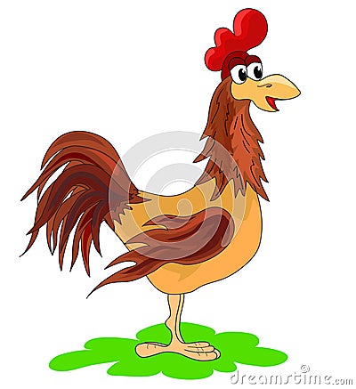Clueless chicken stock vector. Illustration of humor - 20976389