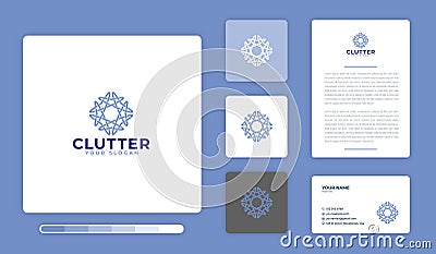 Vector Illustration Clutter Logo Design | CartoonDealer.com #197638514