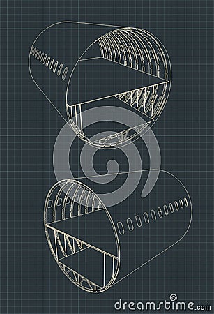 Airplane Fuselage Section Cartoon Vector | CartoonDealer.com #169202803