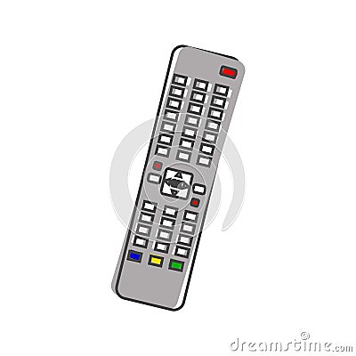Vector Illustration Of A Remote Control. Remote Triggering Device Icon ...