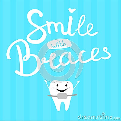 Braces Lettering Vector Illustration | CartoonDealer.com #123969872